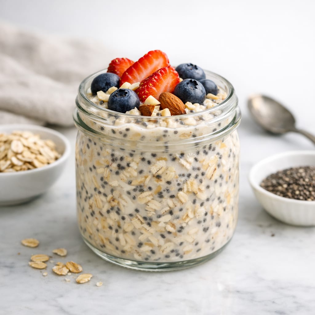 Basic Overnight Oats » Plant-Based Nutrition