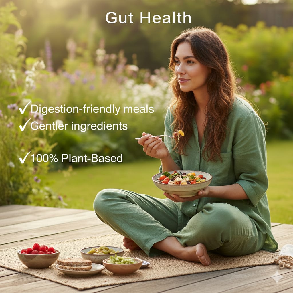 Digestion & Gut Comfort Meal Plan » Plant-Based Nutrition – Plant-Based ...