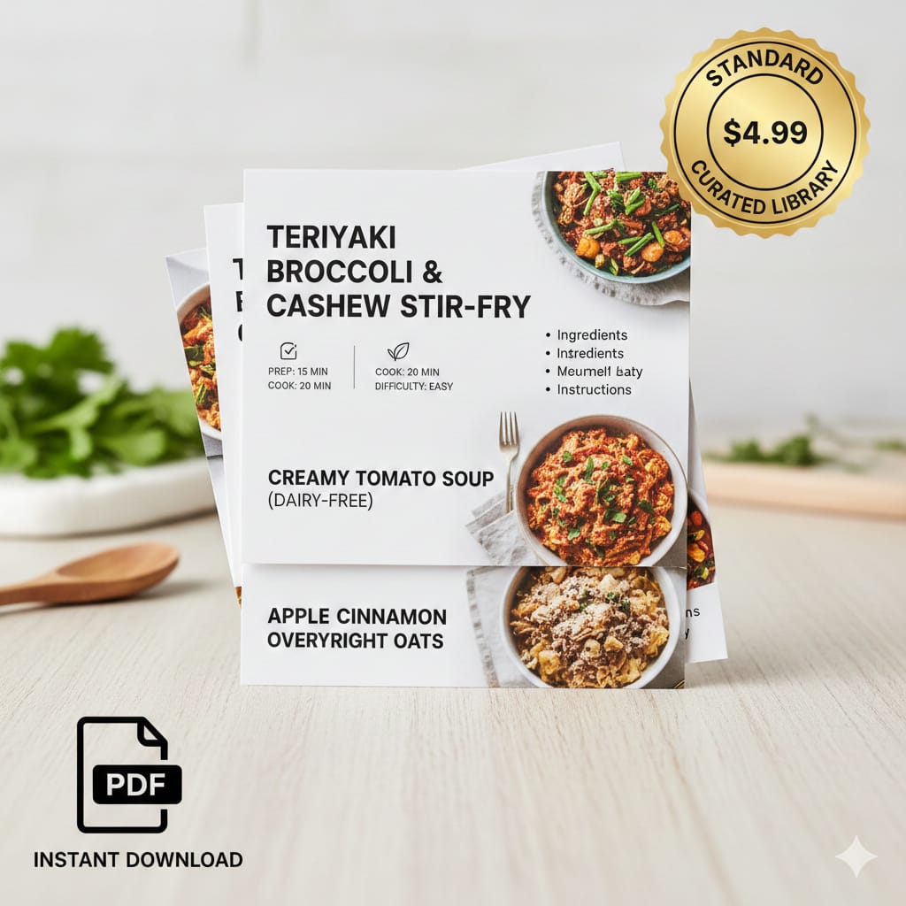 Plant-Based Recipe PDF – Standard | Plant-Based Nutrition – Plant-Based ...